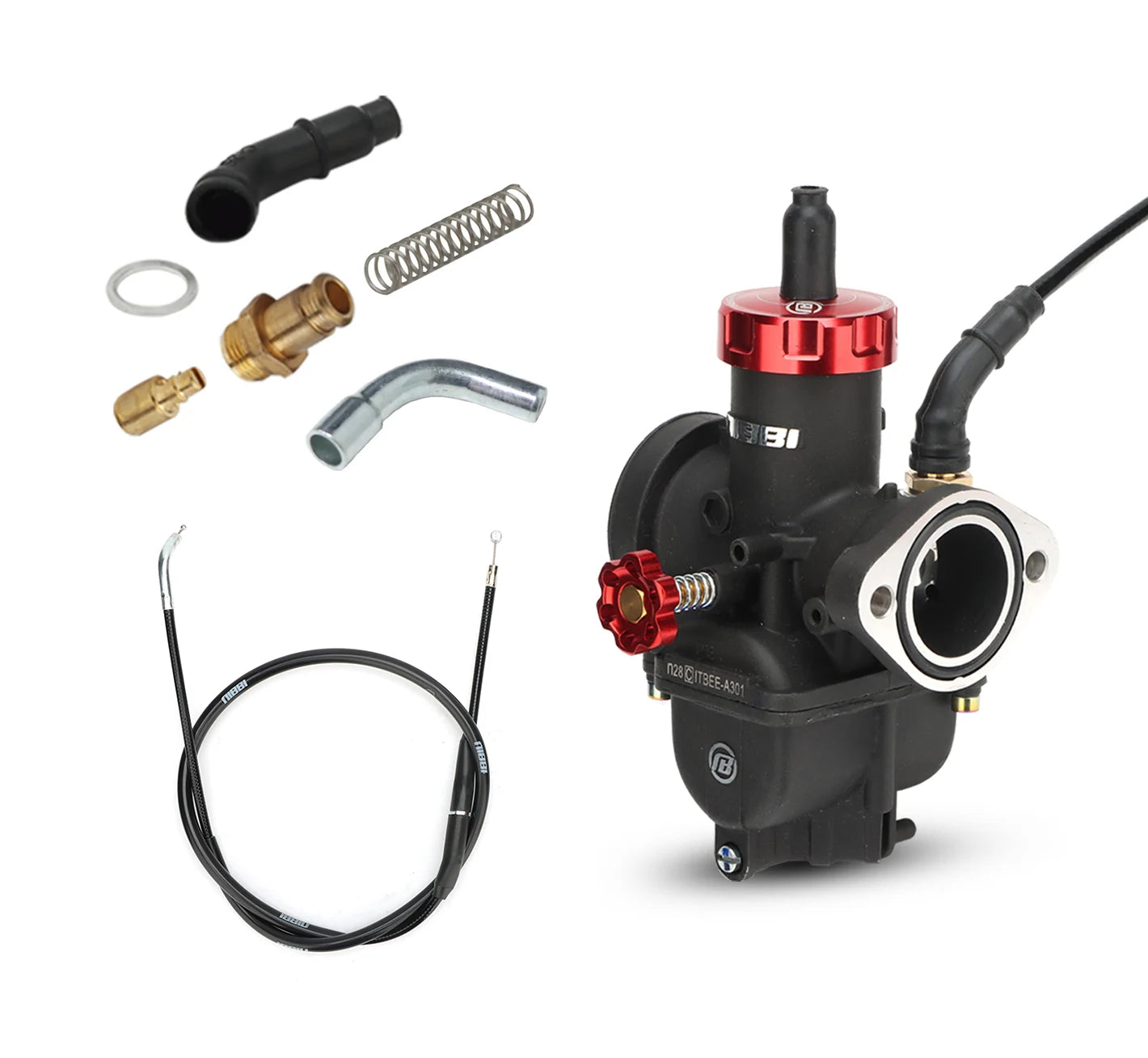 PE Carburetor Choke Cable & Starter Plunger Kit – NIBBI RACING